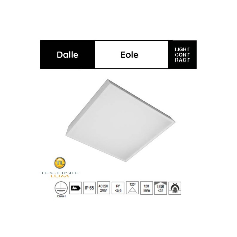 Luminaire led light contract eole dalle led