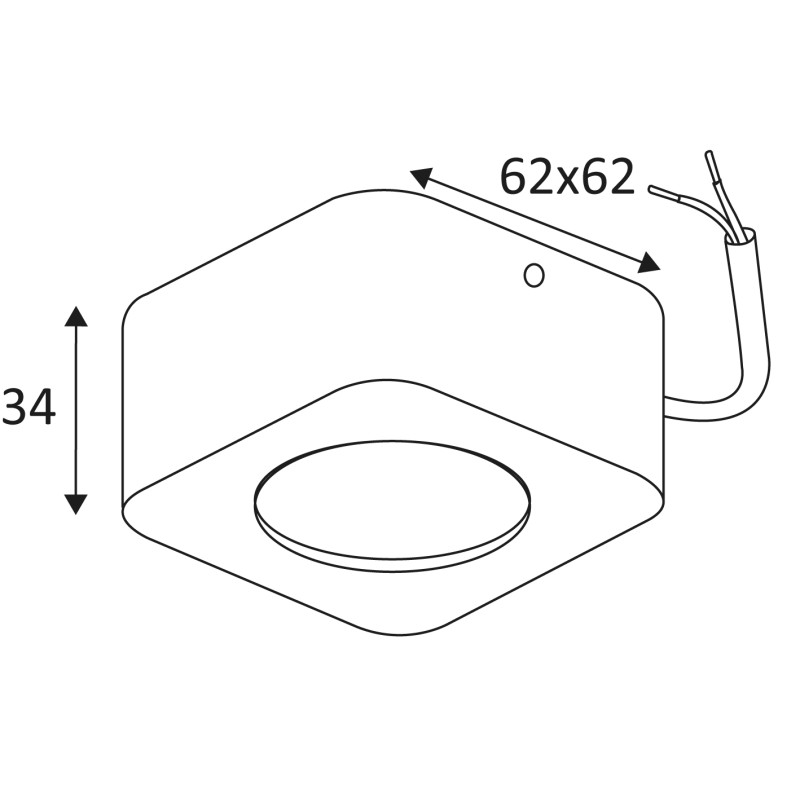 Spot apparent EVA 62 S IndigoLighting